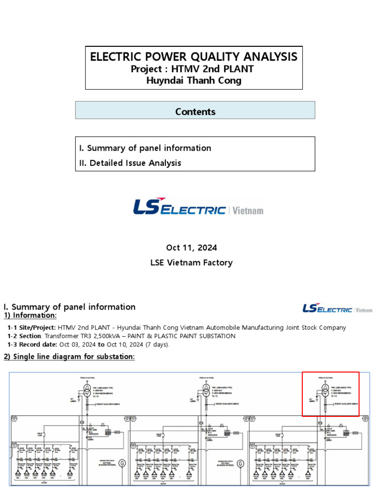 Electric Power Quality Analysis Report | PDF | Transformer | Physical ...