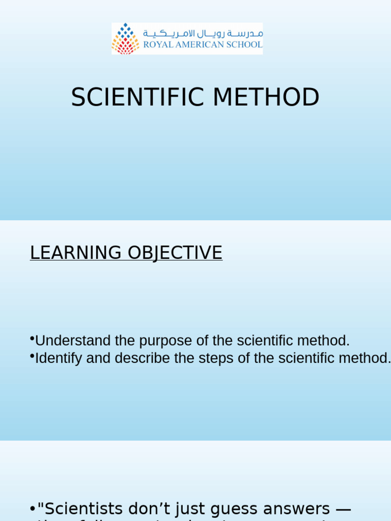 Understanding the Scientific Method Steps | PDF | Hypothesis | Experiment
