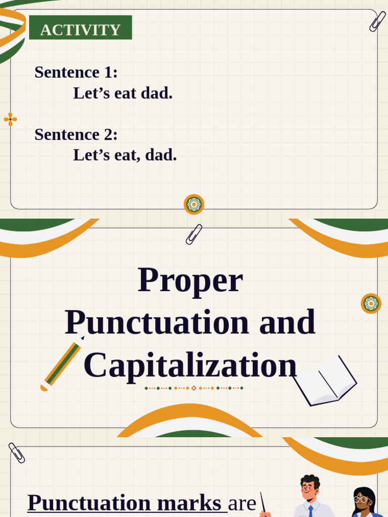 Punctuation Capitalization | PDF