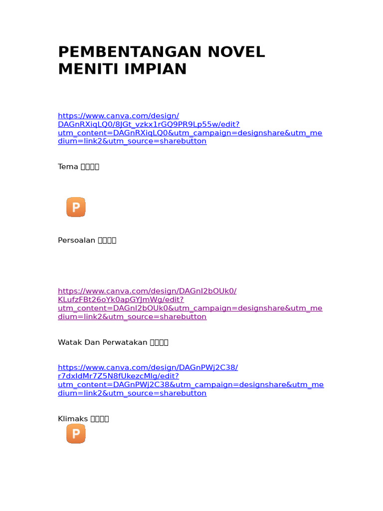 Pembentangan Novel Meniti Impian | PDF