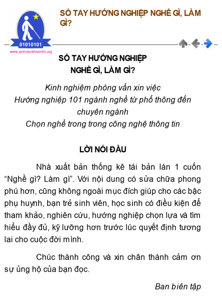 So Tay Huong Nghiep Nghe Gi Lam Gi - Dao Tieu Vu | PDF