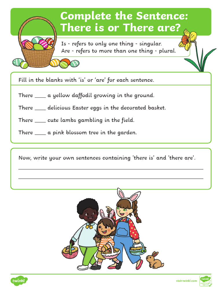 "Using 'There Is' vs. 'There Are'" | PDF