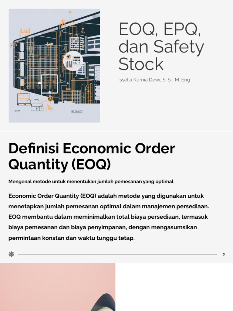 Perbedaan EOQ dan EPQ dalam Persediaan | PDF