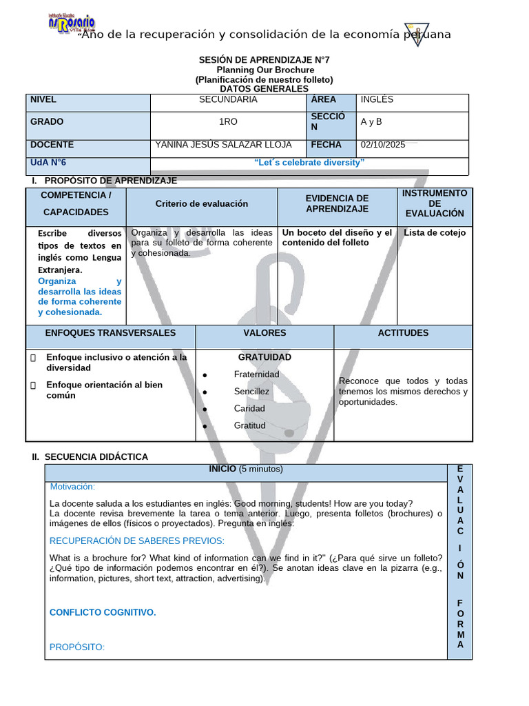 Sa7 - Uda 6 - Ingles 1ab | PDF
