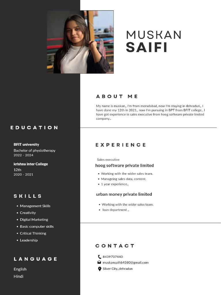 Mushkan CV | PDF