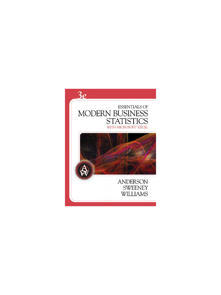 Essentials of Modern Business Statistics With Excel | PDF