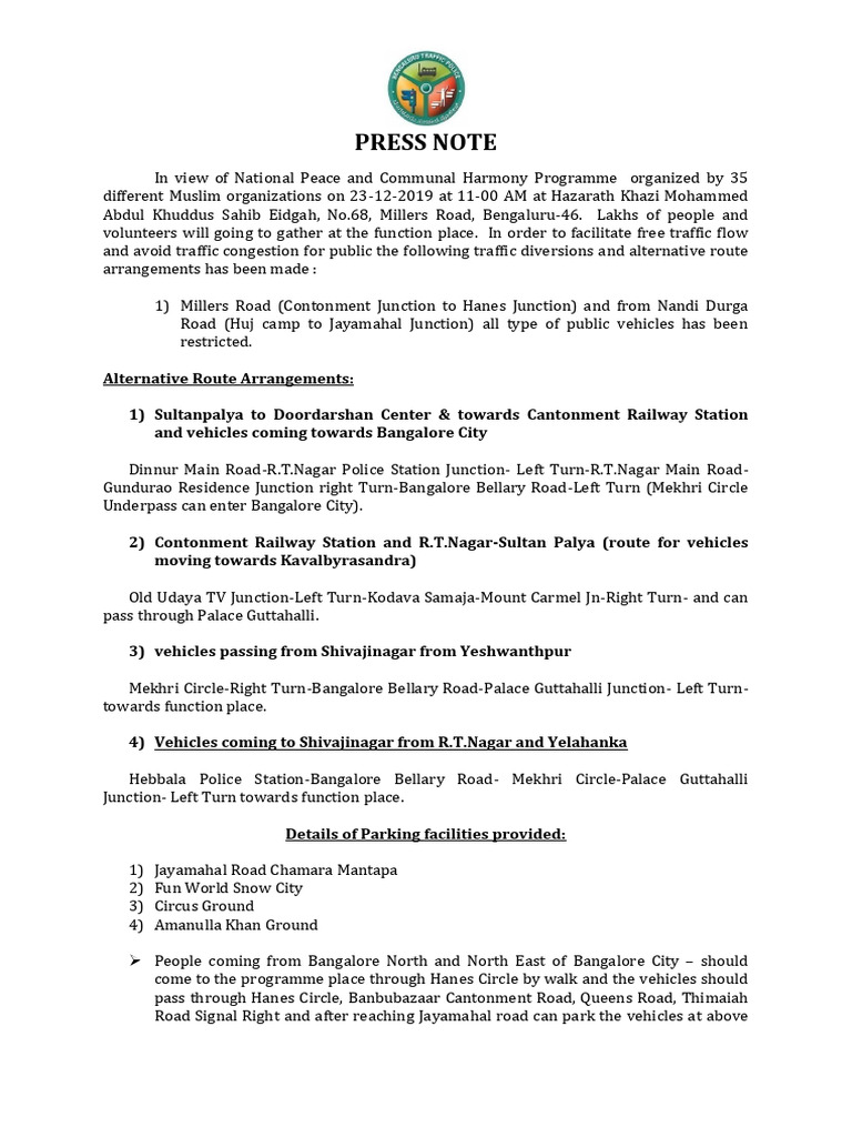 English Press Note Final | PDF | Transport | Transport Infrastructure