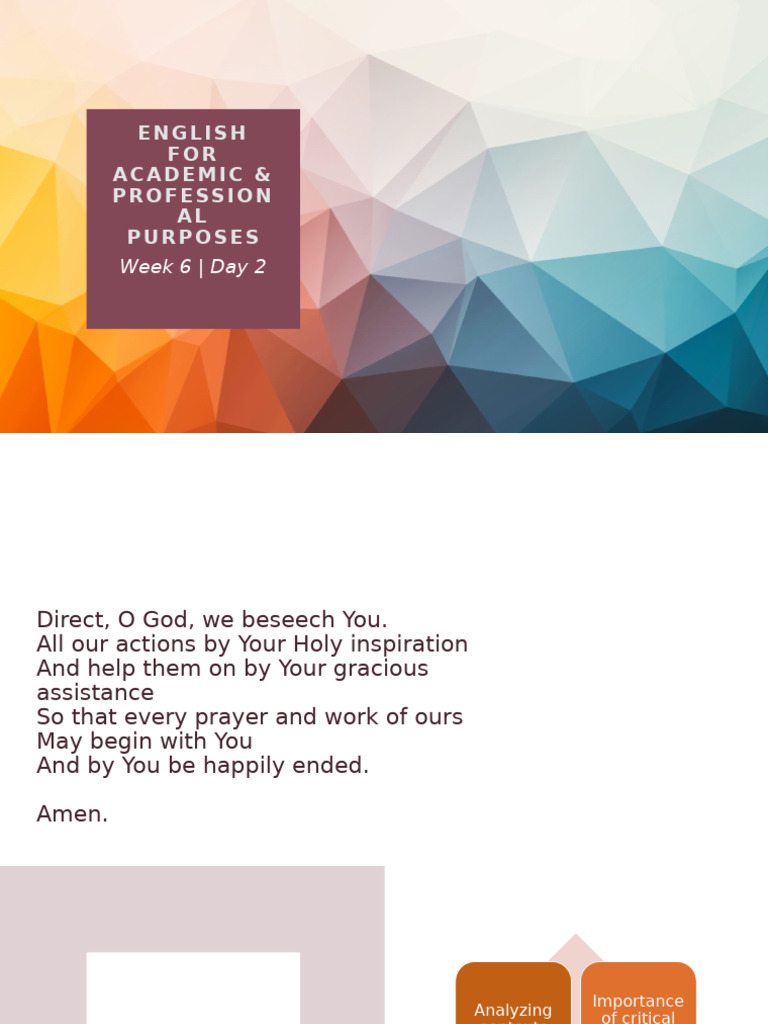 EAPP Week Critiques and Appraisals | PDF | Verb | Marxism