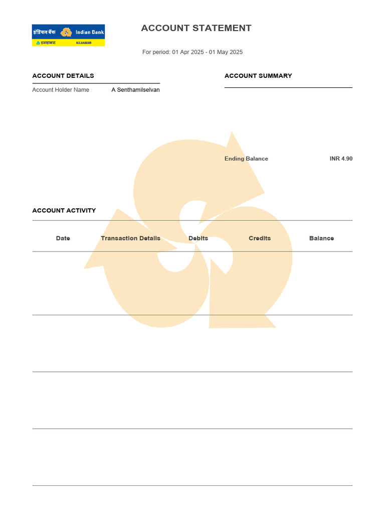 Account Statement: Apr-May 2025 | PDF | Debit Card | E Commerce