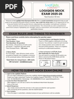 Class 1 Logical Reasoning Mock Tests | PDF | Rectangle | Elementary ...