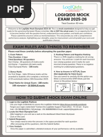 Grade 4 LogIQids Sample Paper | PDF | Thought | Reason