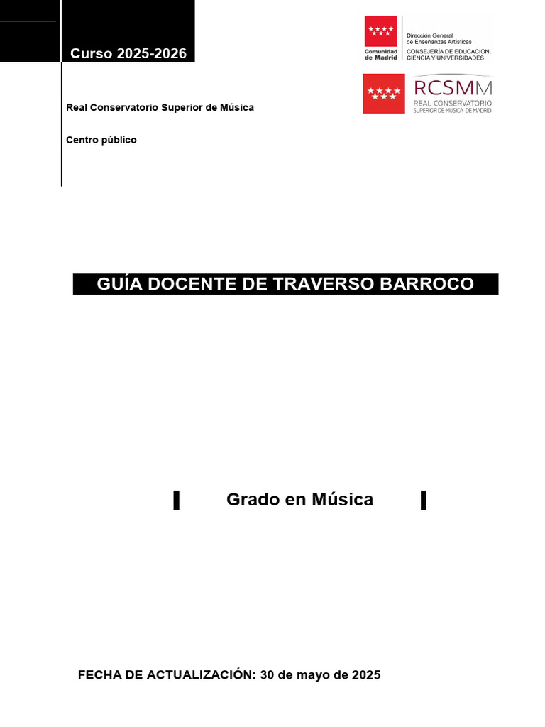 Traverso Barroco I, II, III y IV | PDF | Musica barroca | Concierto