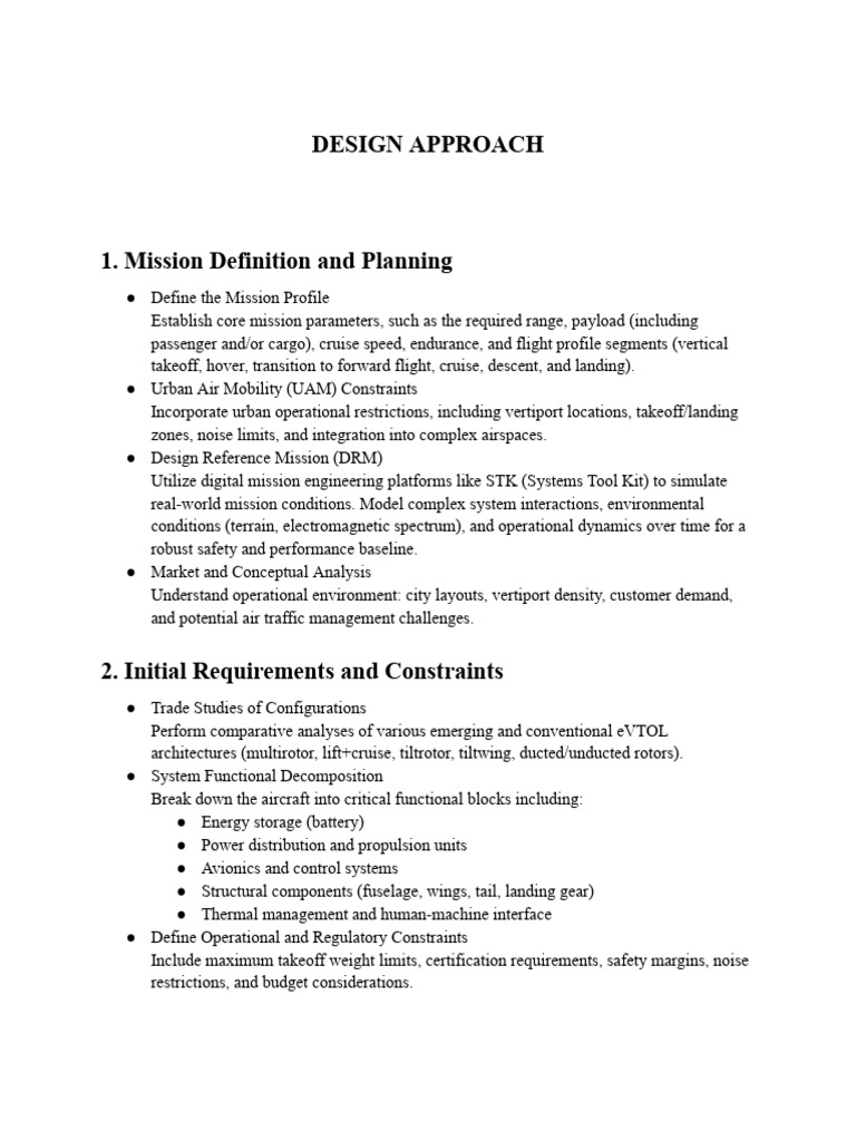 TASK 4 - Design Approach - Roadmap | PDF | Empennage | Flight