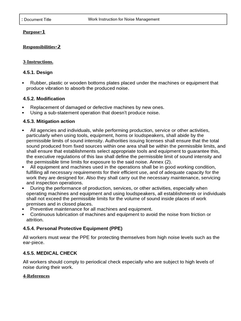 Noise Management Coorected 30-11-05 | PDF