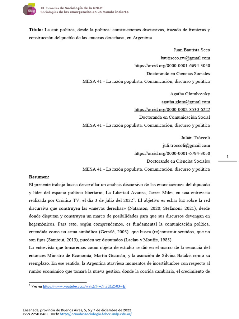 Documento Completo - PDF PDFA PDF | PDF | Populismo | Friedrich Hayek