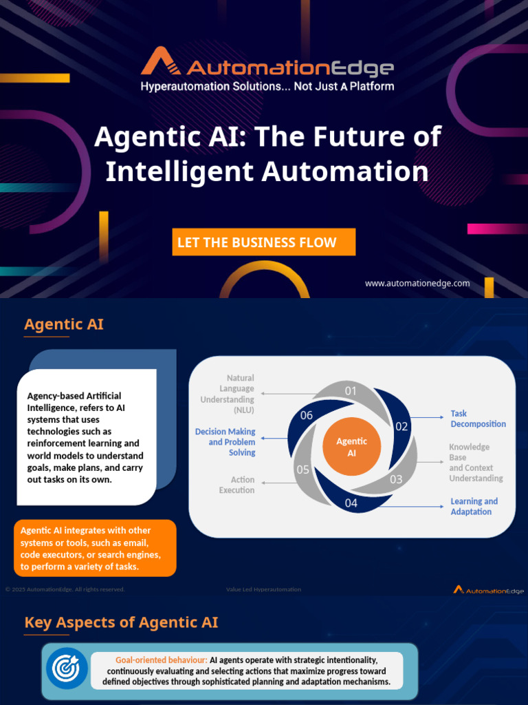 Agentic AI: The Future of Intelligent Automation: Let The Business Flow ...