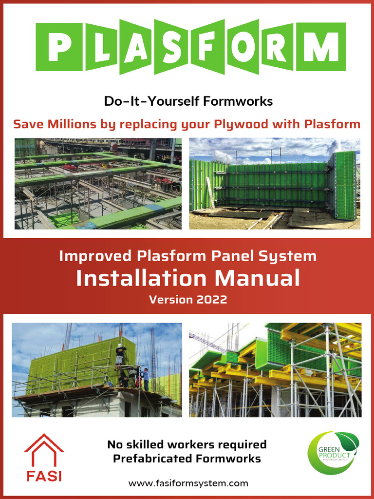 Plasform Installation Manual 2022 | PDF | Building Engineering ...