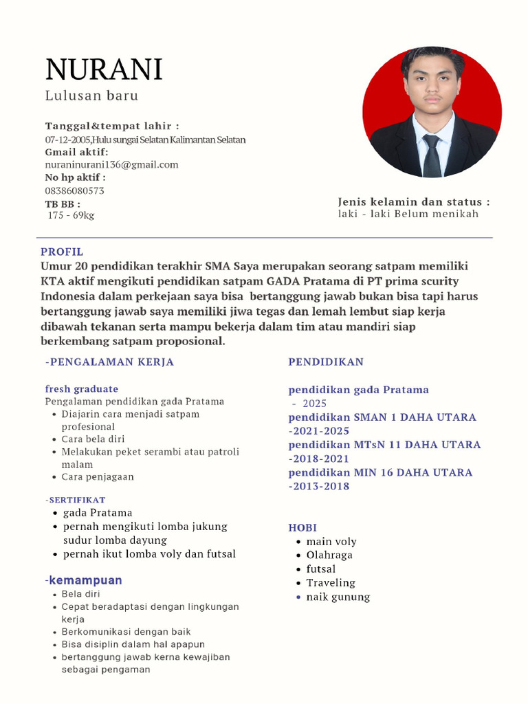 CV Security Nurani | PDF