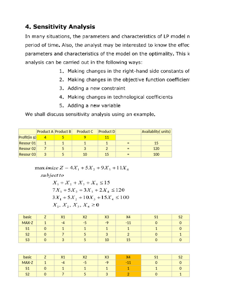 Sensitivity Analysis | PDF