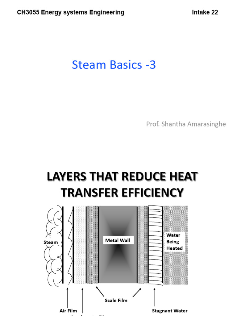 Steam Basics Ppt3 | PDF | Heat Transfer | Heat Exchanger