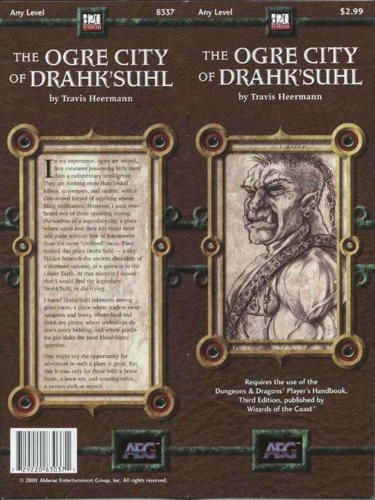 1 - The Ogre City of Drahk'Suhl | PDF