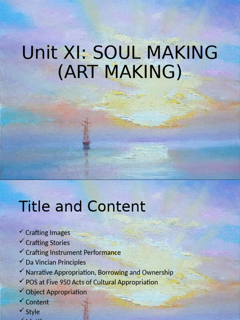 Soul Making Wps Office | PDF | Thought | Narrative