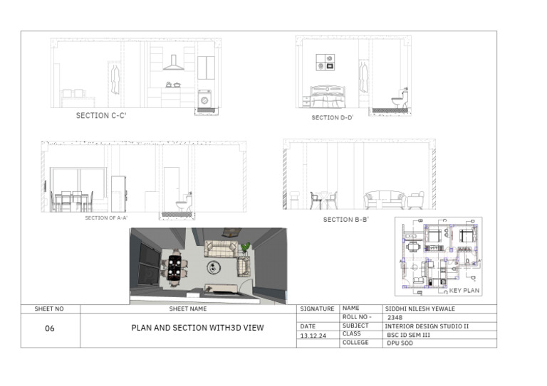 Section Elevation Print PDF | PDF