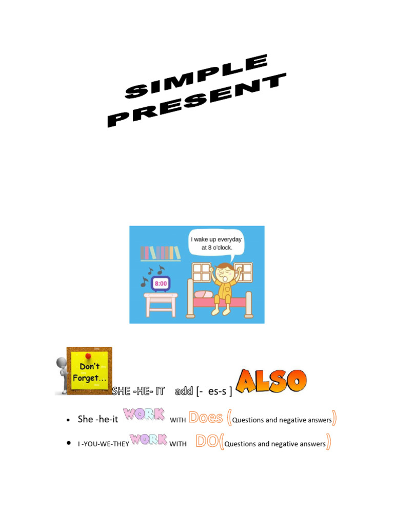 Simple Present Tense Guide | PDF