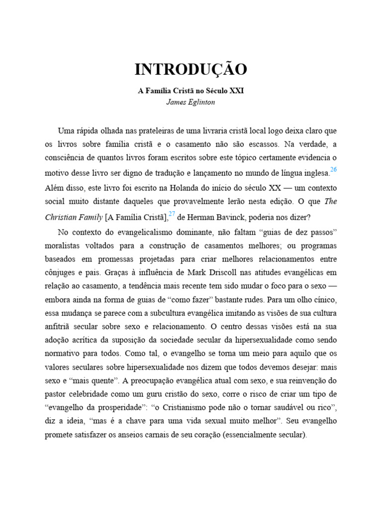 Teologia da Família Cristã de Bavinck | PDF | Adão e Eva | Deus