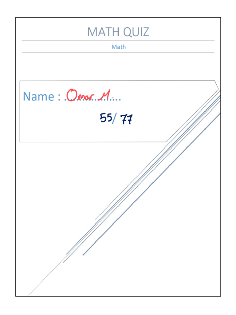 OL EDX QUIZ 3 Corrected | PDF