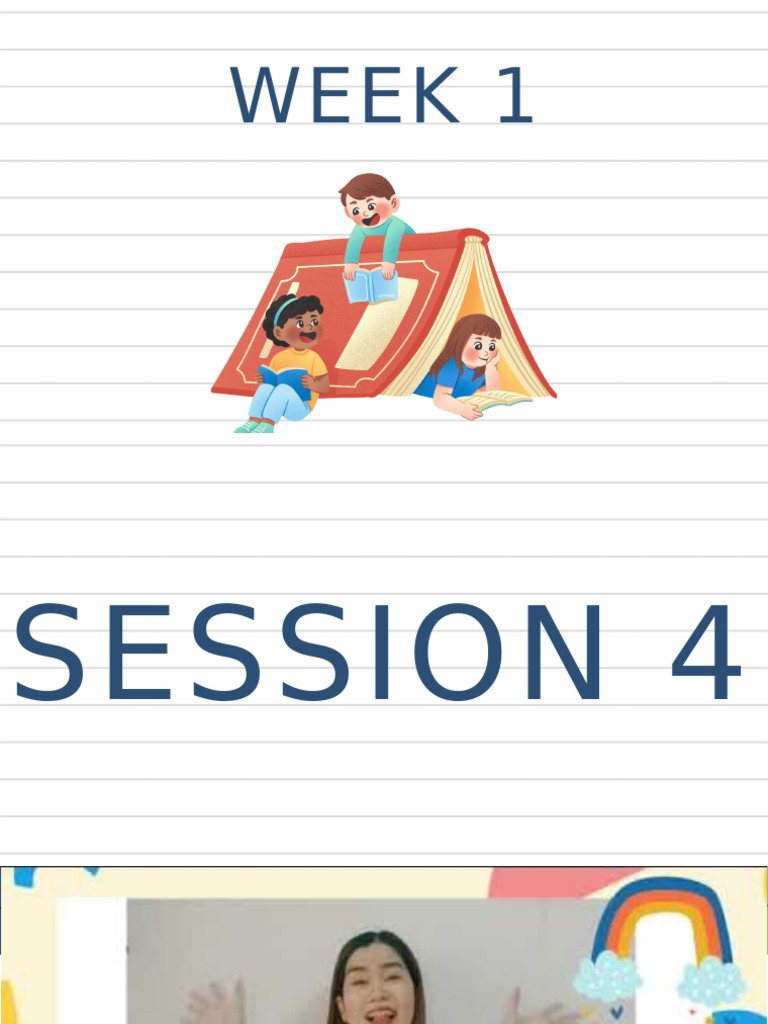 English - Week 1 Session 4 | PDF