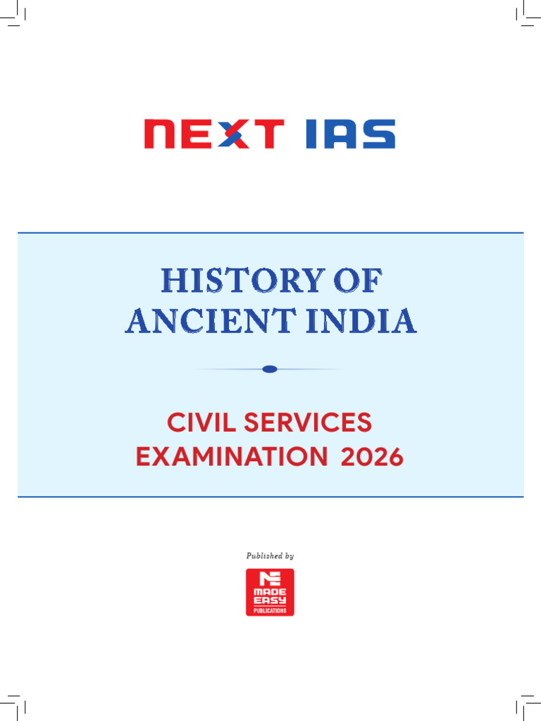 Ancient India History for Civil Services | PDF | Vedas | Indian Religions