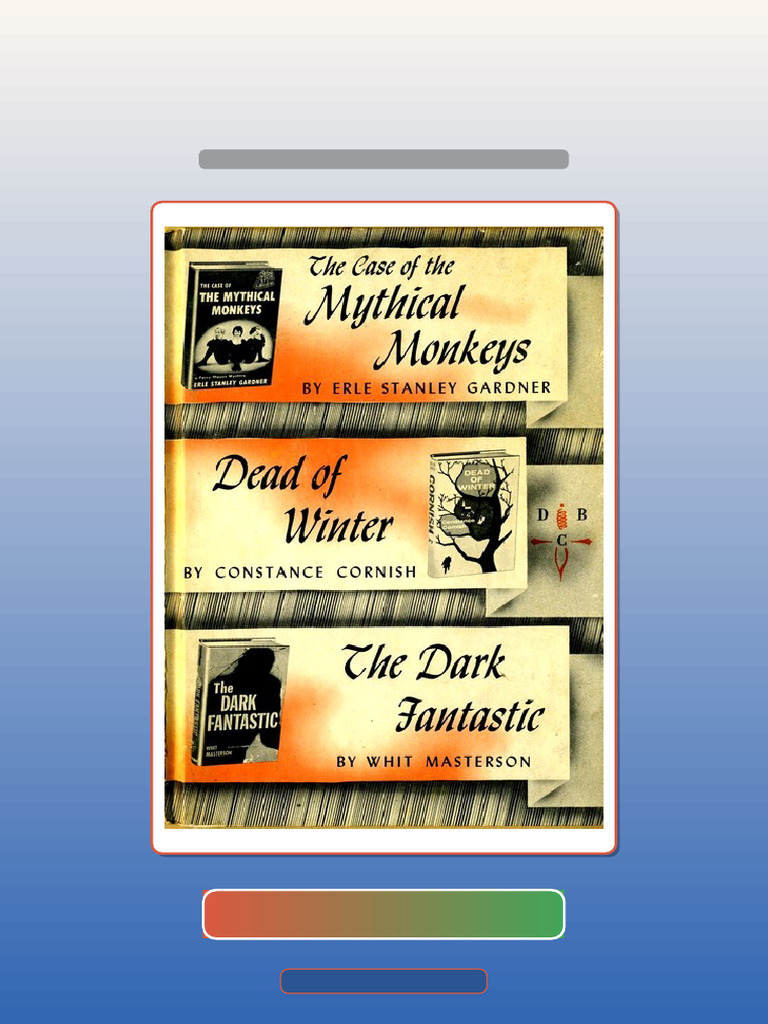 Complete Detective Book Club Mystery Omnibs July 1959 Detective Book ...