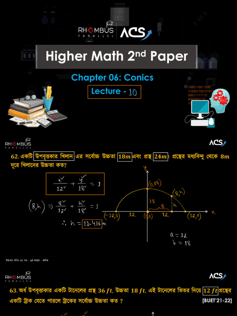 Conics Lec 10 Pdf
