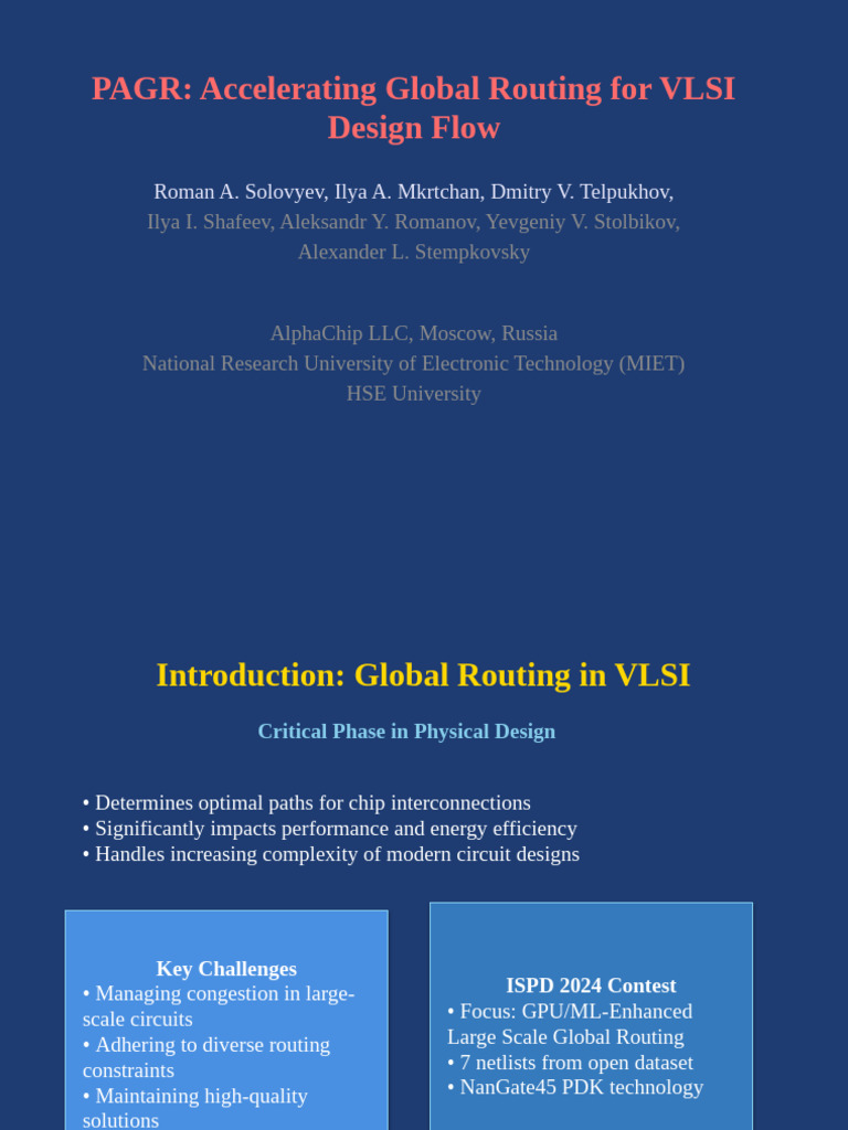 Accelerating VLSI Global Routing with PAGR | PDF | Parallel Computing ...