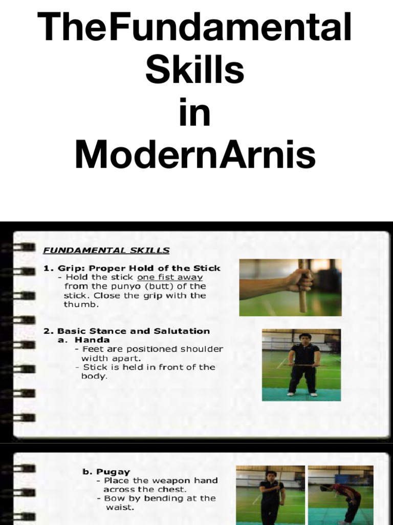 Basic Stances in Modern Arnis | PDF