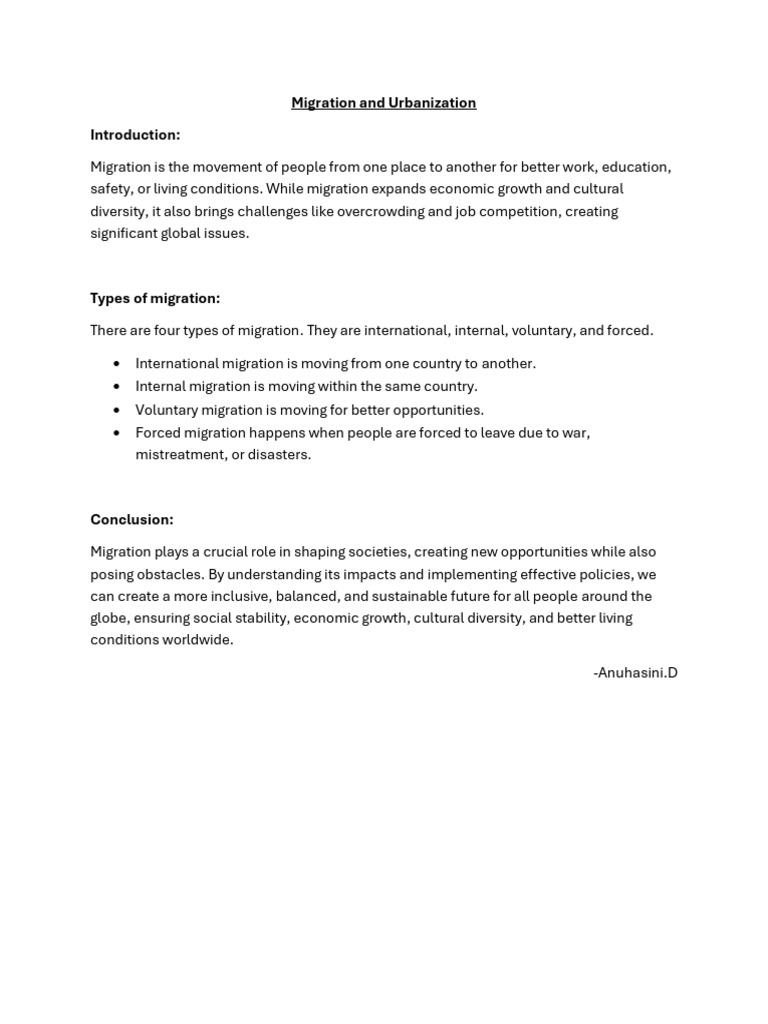 Migration Article | PDF