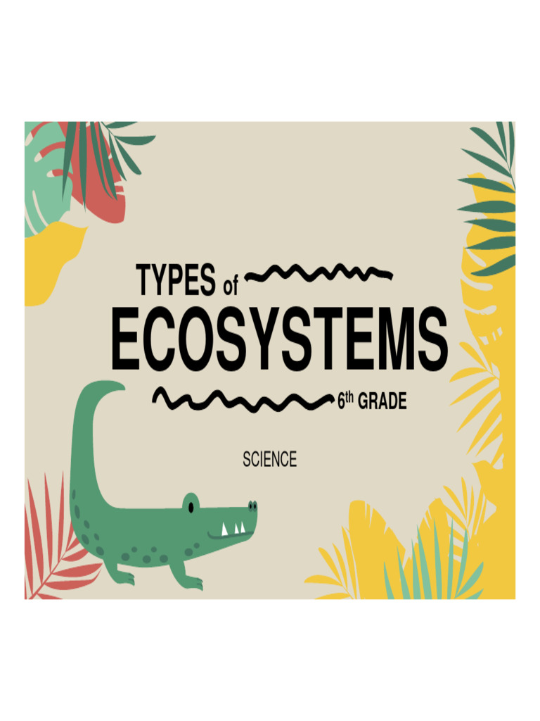 Zoom Presentation - Science - 6th Grade - Ecosystems | PDF | Forests ...