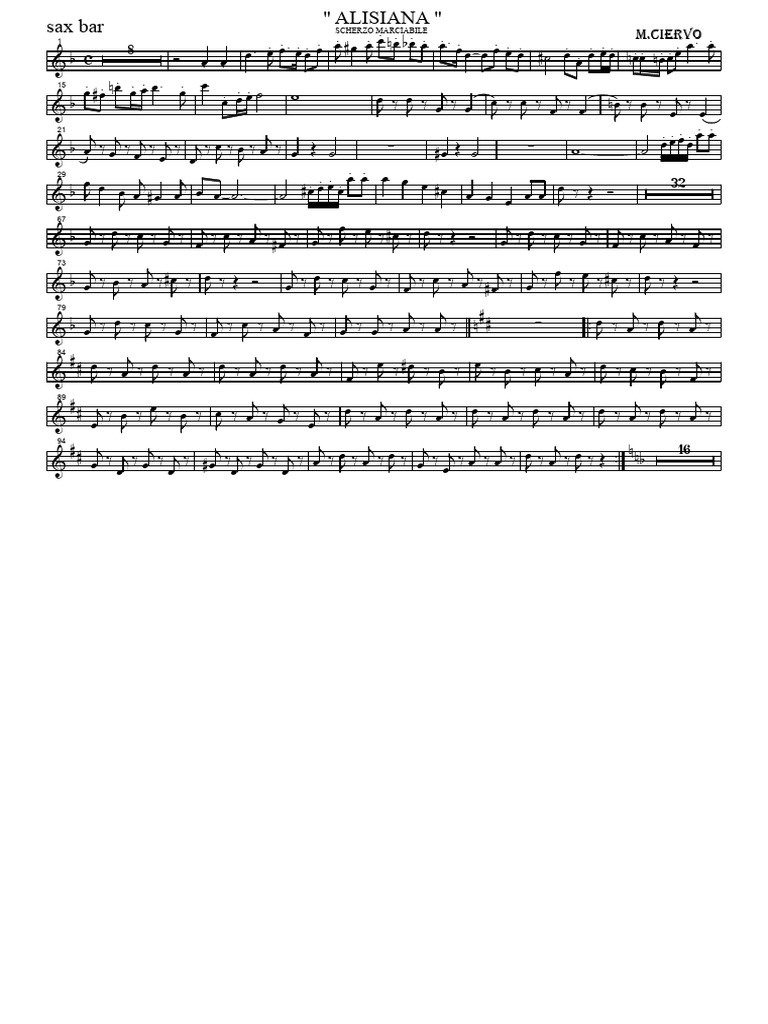 Alisiana 010 Sax Bar) | PDF