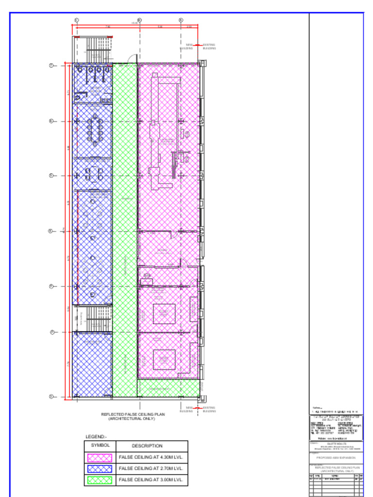 Gl Bh Abw Csa Ar 105 r0_reflected False Ceiling Plan | PDF | Architectural Elements | Stairs
