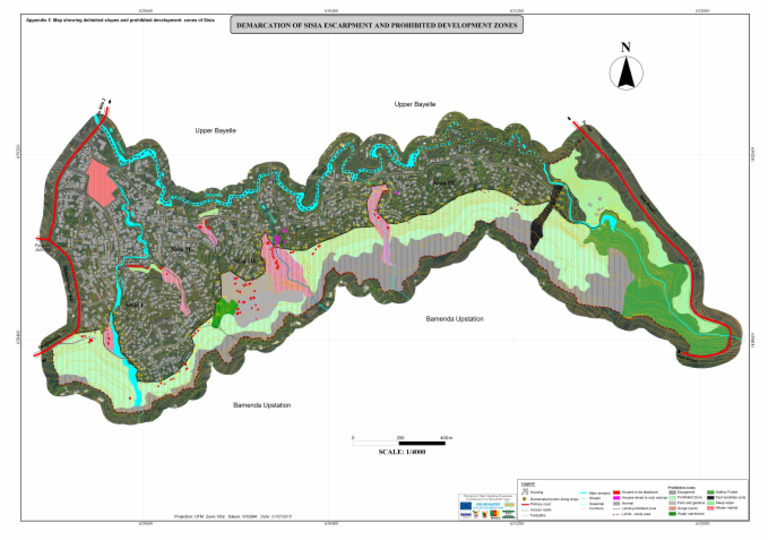 Appendix 5 Map Showing Delimited Slopes and Prohibited Development ...