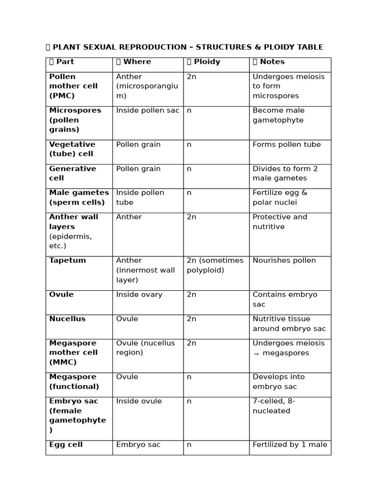 ? Plant Sexual Reproduction | PDF | Fertilisation | Reproduction