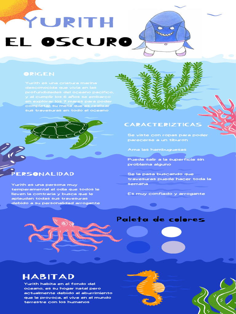 Blue Illustrative Sea Animals Infographic - 20240407 - 112933 - 0000 | PDF