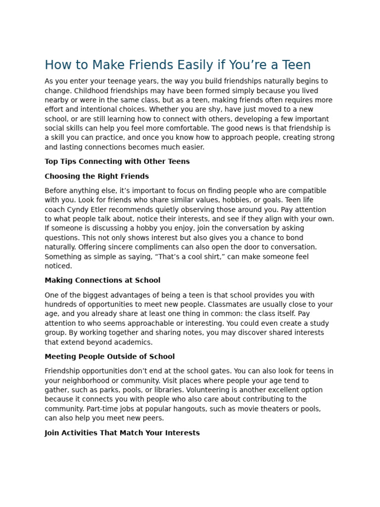 Reading Task Grade 7 | PDF | Adolescence | Body Language