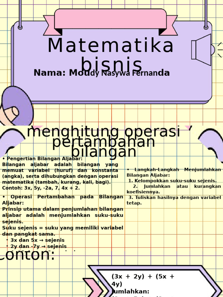 Matematika Bisnis | PDF