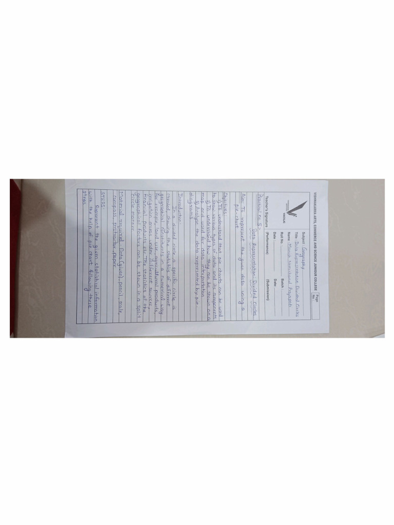 Geography Practical 5 | PDF