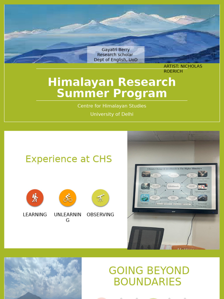 Himalayan Research Summer Program | PDF