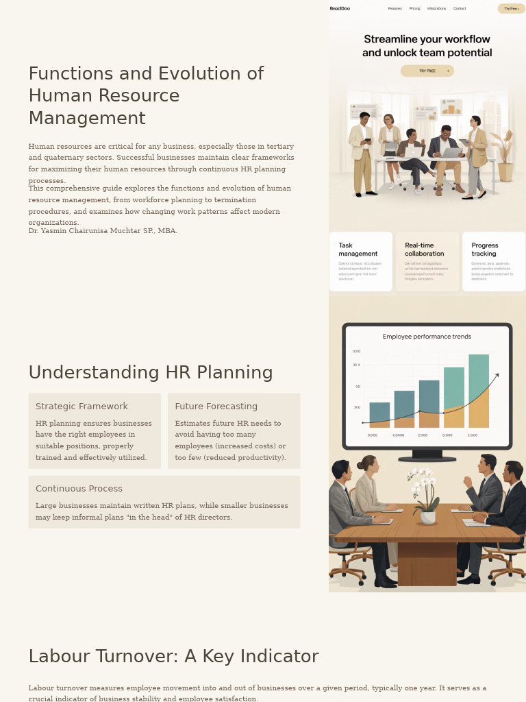Chapter 6 Functions and Evolution of Human Resource Management | PDF | Performance Appraisal ...
