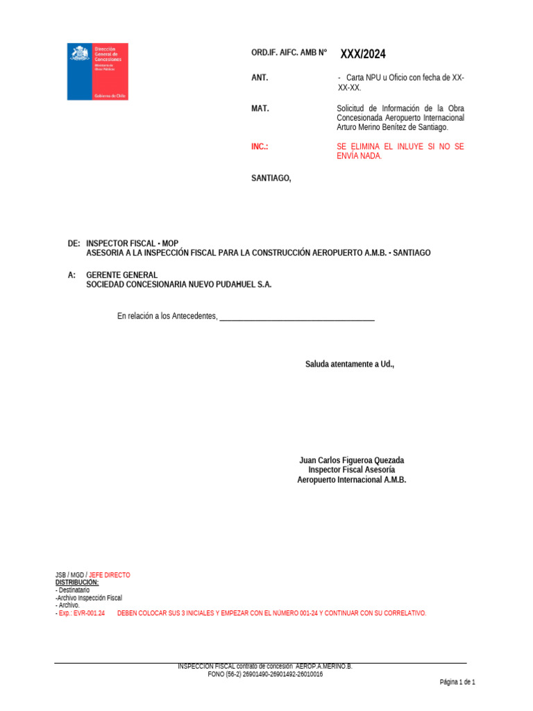 Solicitud de Información PID AMB Ejemplo | PDF