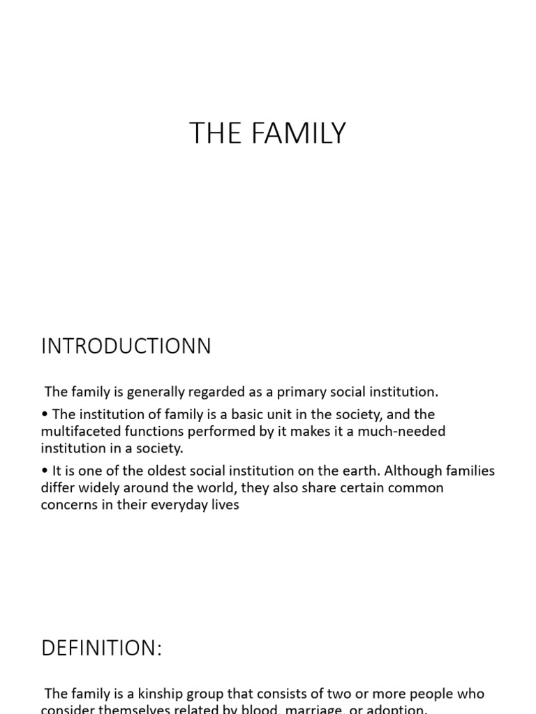 Understanding Family Structures and Functions | PDF | Deviance ...